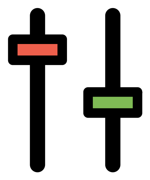 Two Volume And Equalizer Buttons - Vector Volumenpng Clipart - Full ...