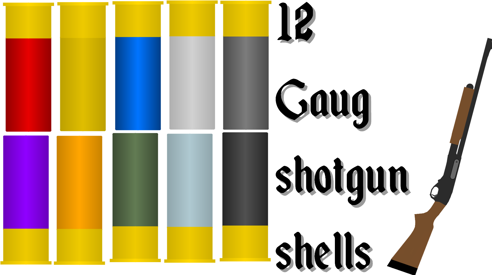 Transparent Shotgun Shell Clipart - Png Download - Full Size Clipart ...