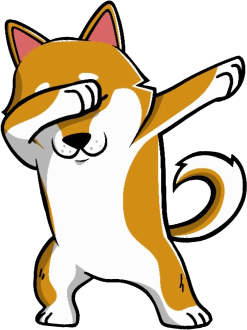 Download Doge Meme Png Transparent Image - Shiba Inu Dab Clipart ...