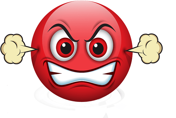 Transparent Barrel Clipart - Super Mad Emoji Face - Png Download - Full ...