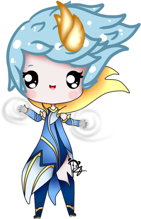 League Of Legends Chibi - Clip Art Windy Clip Art Weather - Png ...