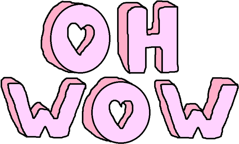 Pink, Wow, And Oh Wow Image - Oh Wow Png Clipart - Full Size Clipart ...