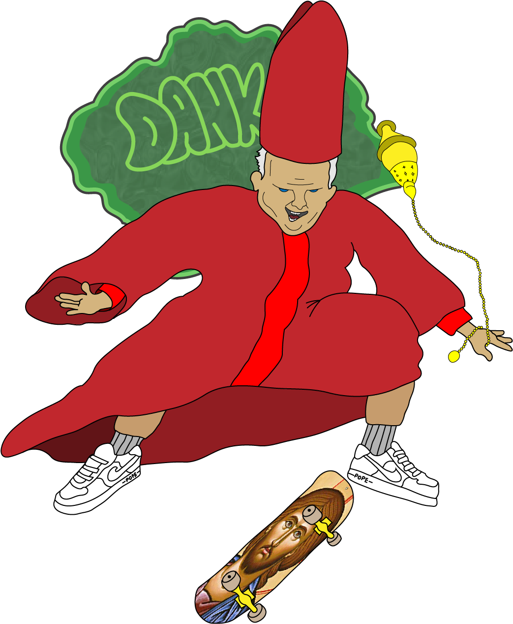 Transparent Pope Clipart - Dope Cartoon - Png Download - Full Size ...