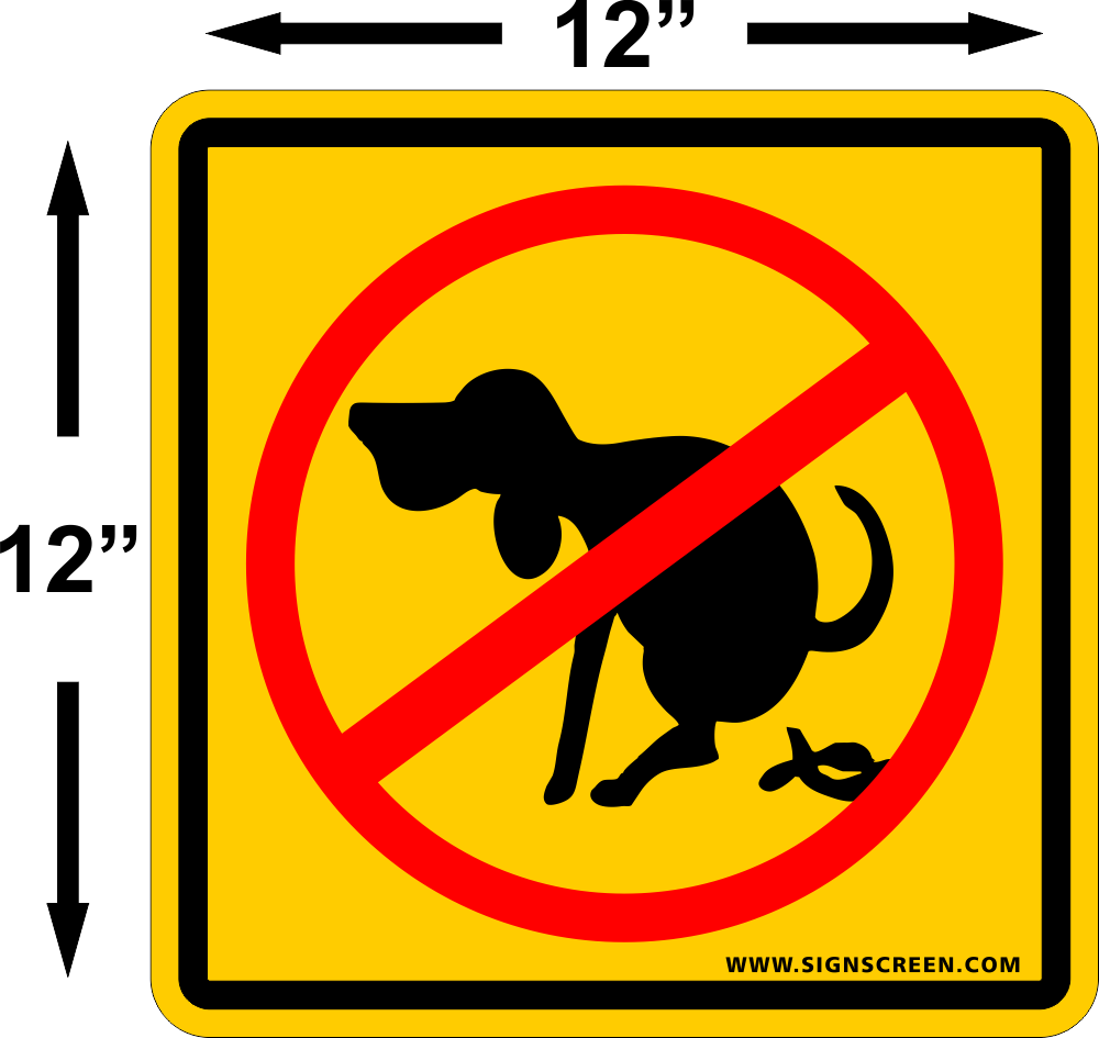No Dog Poo Sign Png Clipart - Full Size Clipart (#5674784) - PinClipart