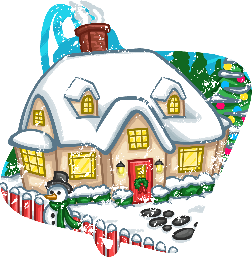Santa's House Png Transparent Clipart - Full Size Clipart (#5677074 ...