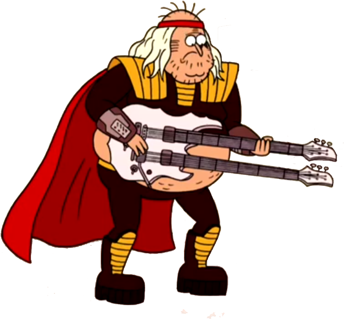 Download Transparent Man Flexing Muscles Clipart - Regular Show Future ...