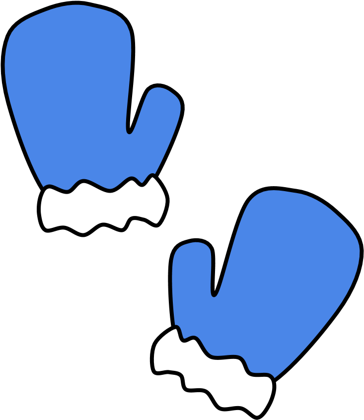 Transparent Mittens Png - Blue Mitten Clip Art - Full Size Clipart ...