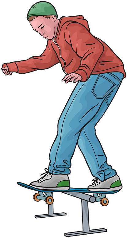 Bilanciamento Su Skateboard Immagine Clipart - Kickflip - Png Download ...