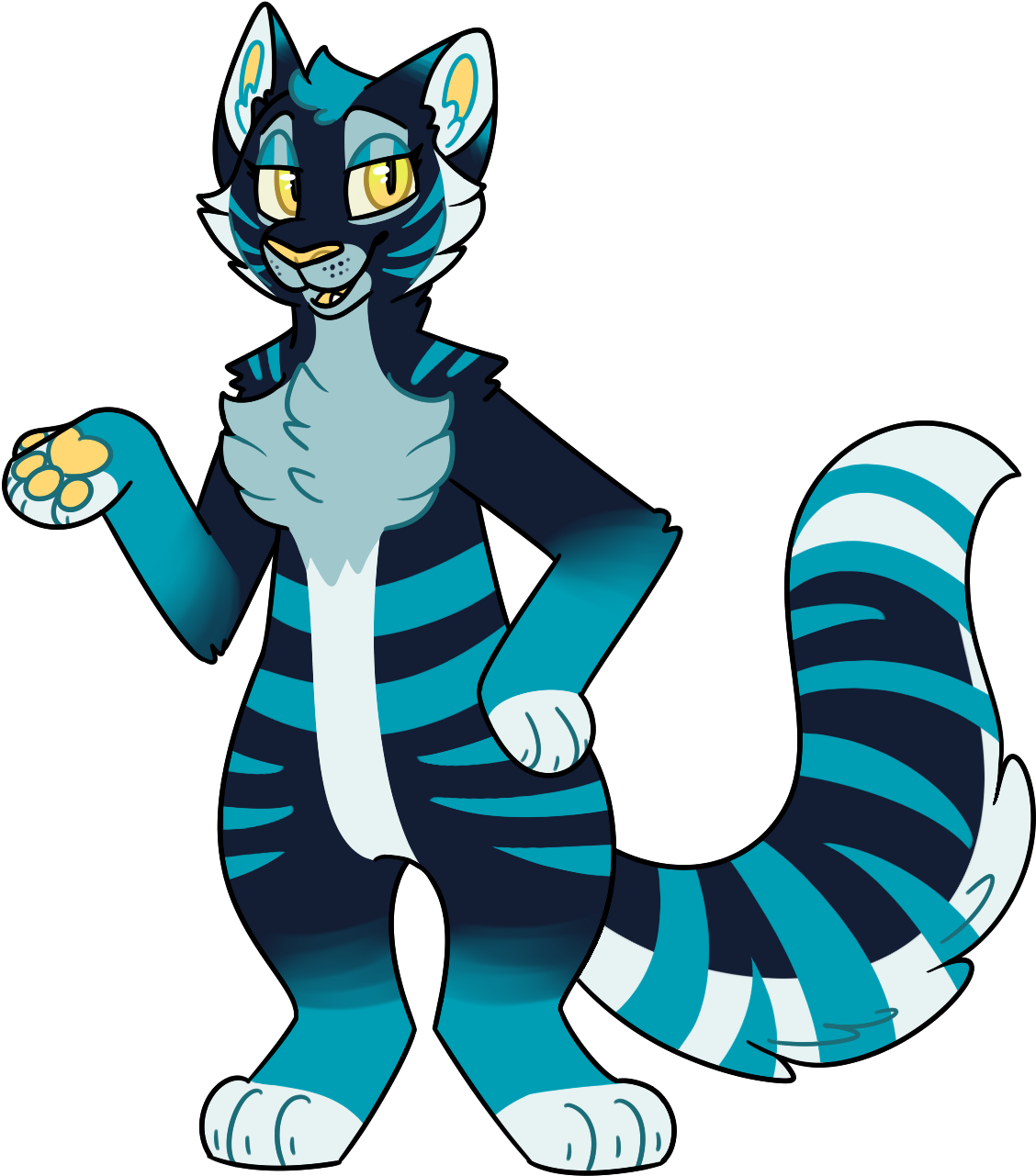 Download Icy Tiger~ - Cartoon Clipart (#5684602) - PinClipart