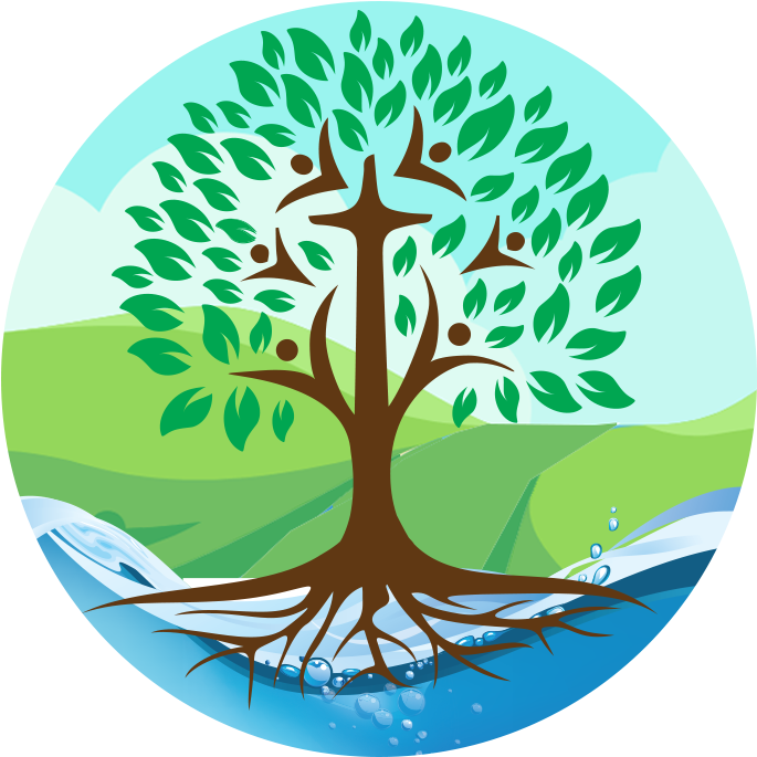Download The Living Water School - Root And Water Logo Clipart ...