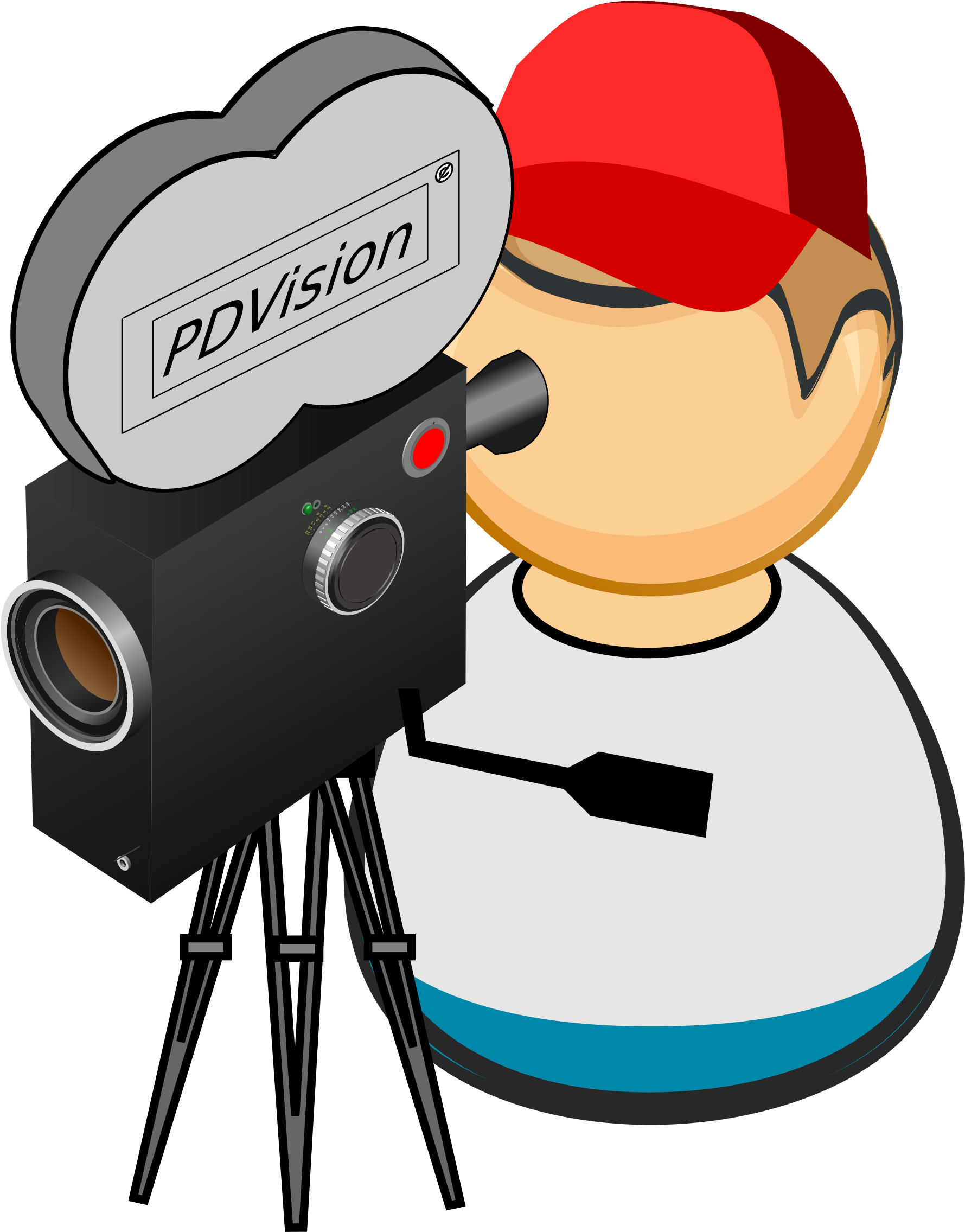 Download Camera Man Vector Clipart Image - Camera Operator Cartoon Gif ...