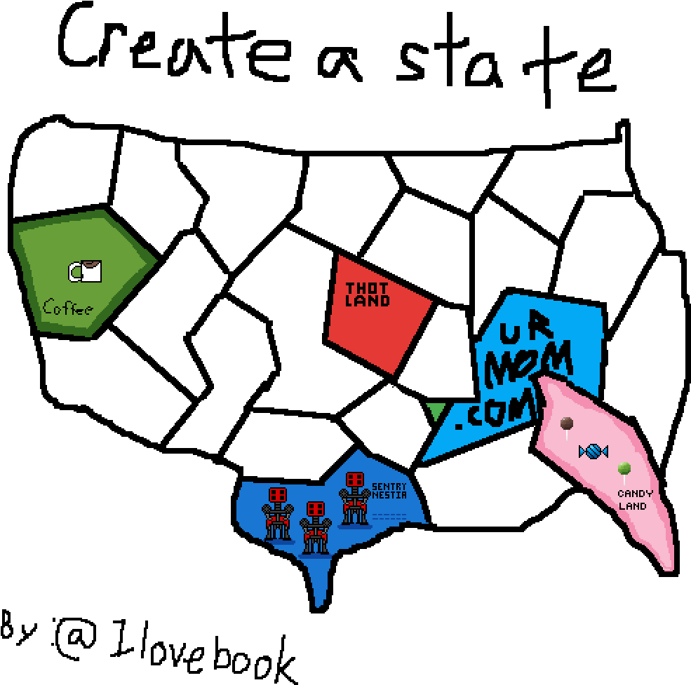 Random State In America Clipart - Full Size Clipart (#5689797) - PinClipart