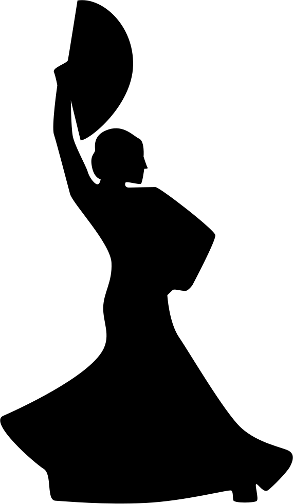 Flamenco Dancer - Traditional Dance Icon Png Clipart - Full Size ...