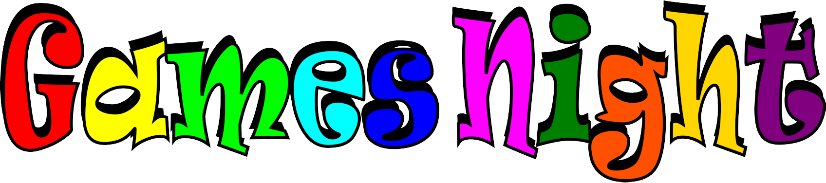 Games Night Logo Clipart - Full Size Clipart (#5691301) - PinClipart