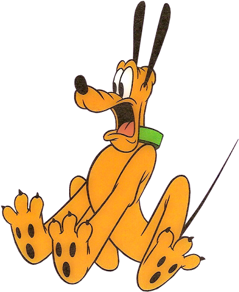 #disney #pluto #scared #freetoedit - Pluto The Dog Clipart - Full Size ...
