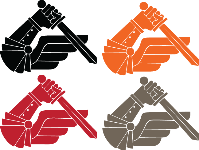 Hand Holding Sword Logo Clipart - Full Size Clipart (#5692209) - PinClipart