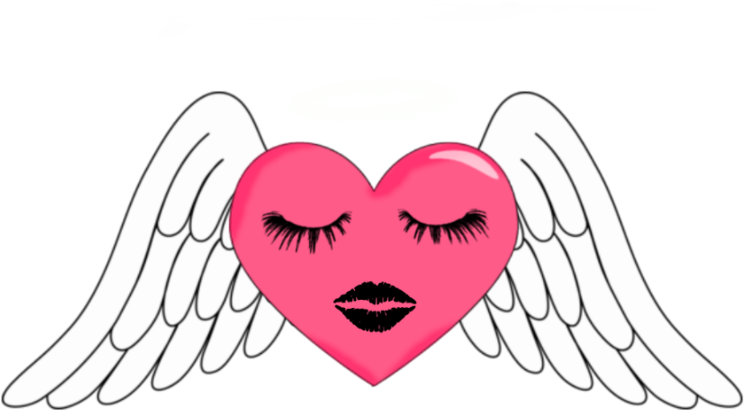 Heart With Wings And Halo - Heart With Halo Clipart - Full Size Clipart ...