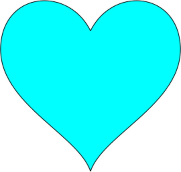 Clipart Heart Symbol - Light Blue Heart Transparent - Png Download ...