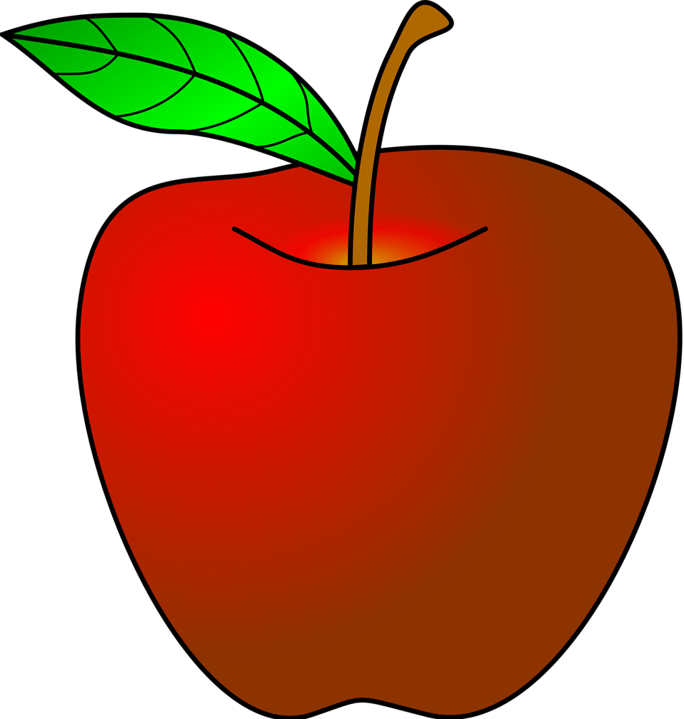 Transparent Apple Clip Art - Red Apple Clipart - Png Download - Full ...