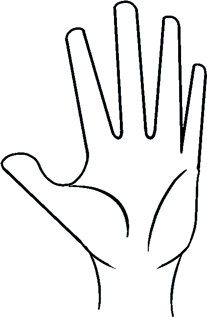 How To Draw A Hand Really Easy Drawing Tutorial - Drawing Pic Of Hand ...