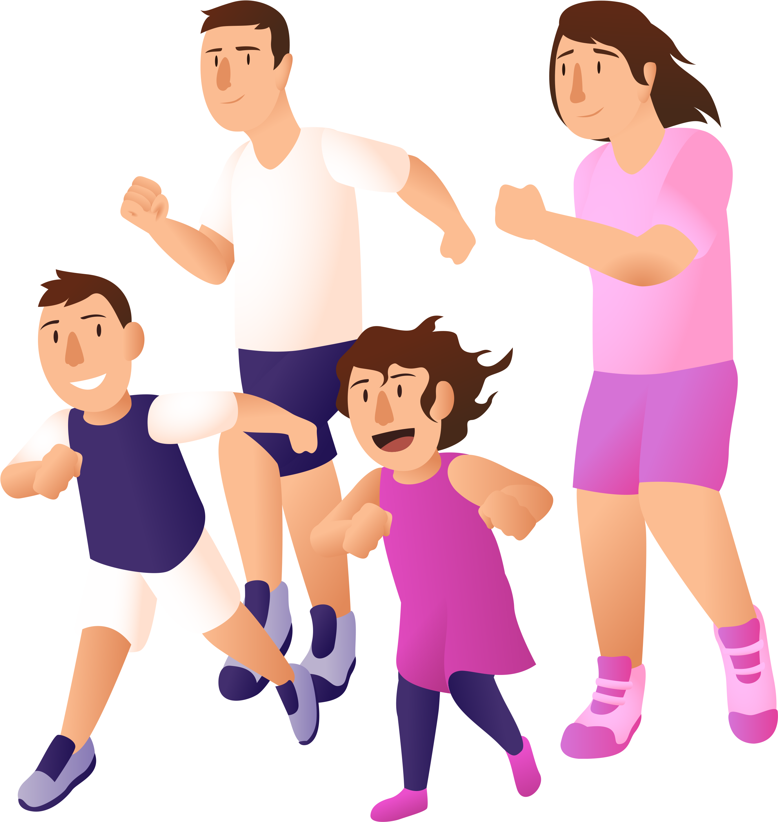 Transparent Diabetes Clipart - Family Exercise Png - Full Size Clipart ...