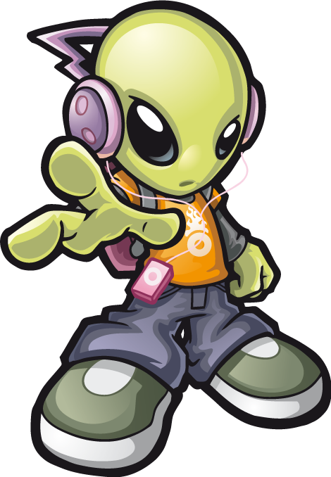 Download Vector Alien Hip Hop - Alien Dj Png Clipart (#5698752 ...