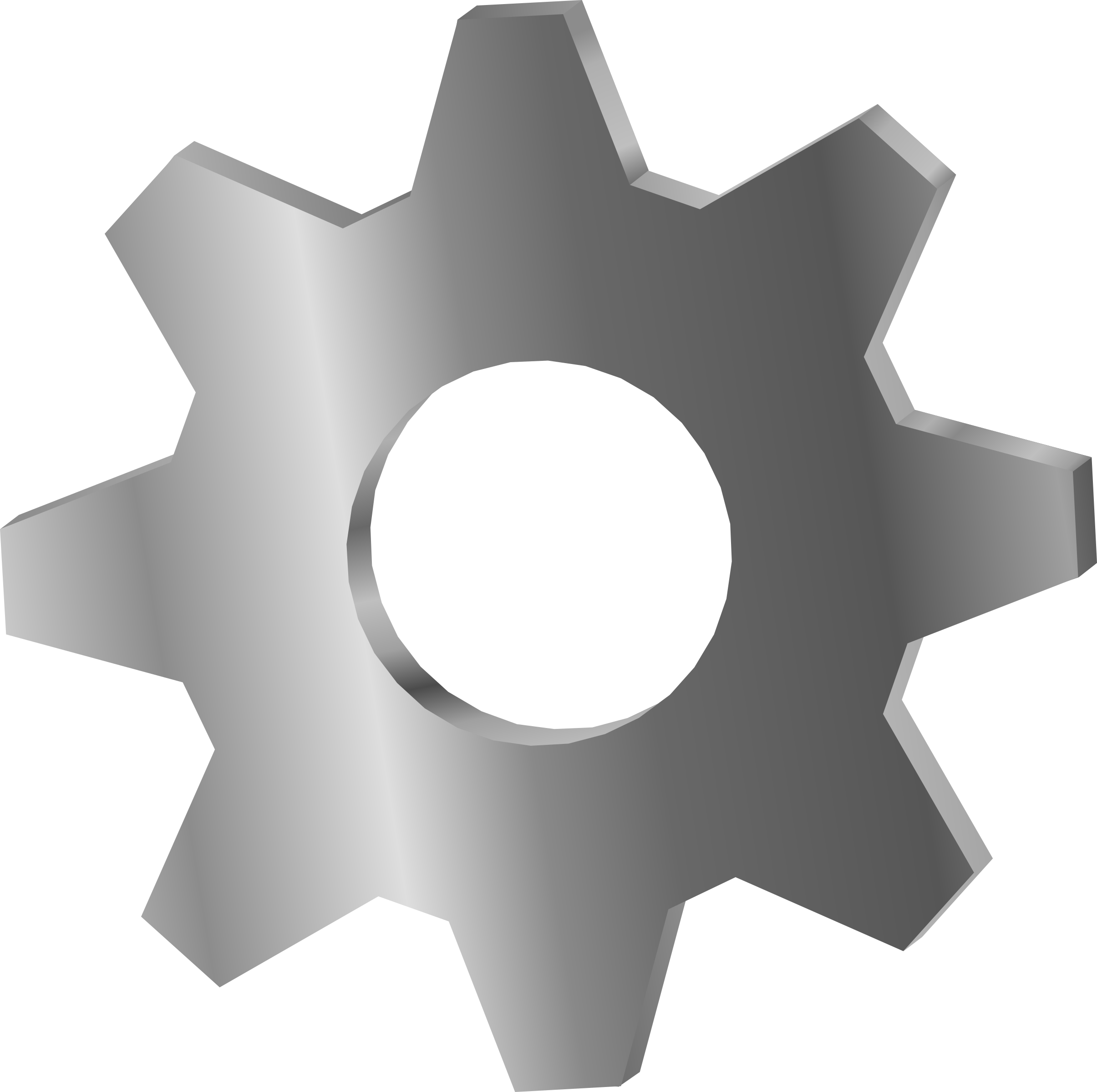 Transparent Gears Clipart Black And White - Transparent 3d Cog - Png ...