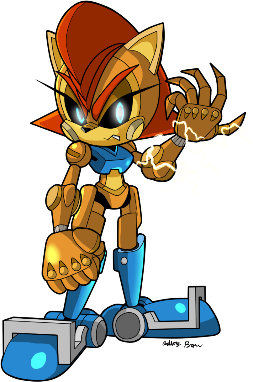 Robot Slave - Sonic Metal Sally Clipart - Full Size Clipart (#5699707 ...