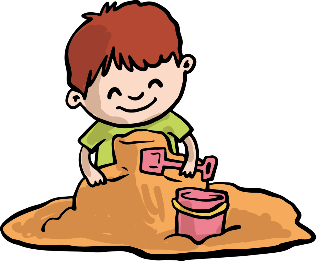 Kisspng Sand Play Child Clip Art Playing The Of Boy - Playing In The ...