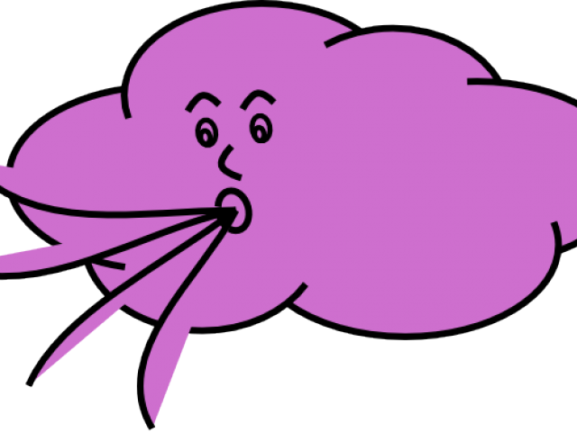 Wind Clipart Cute - Air Clip Art Black And White - Png Download - Full ...