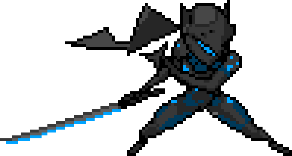 Genji Carbon Fiber - Overwatch Genji Pixel Spray Clipart - Full Size ...
