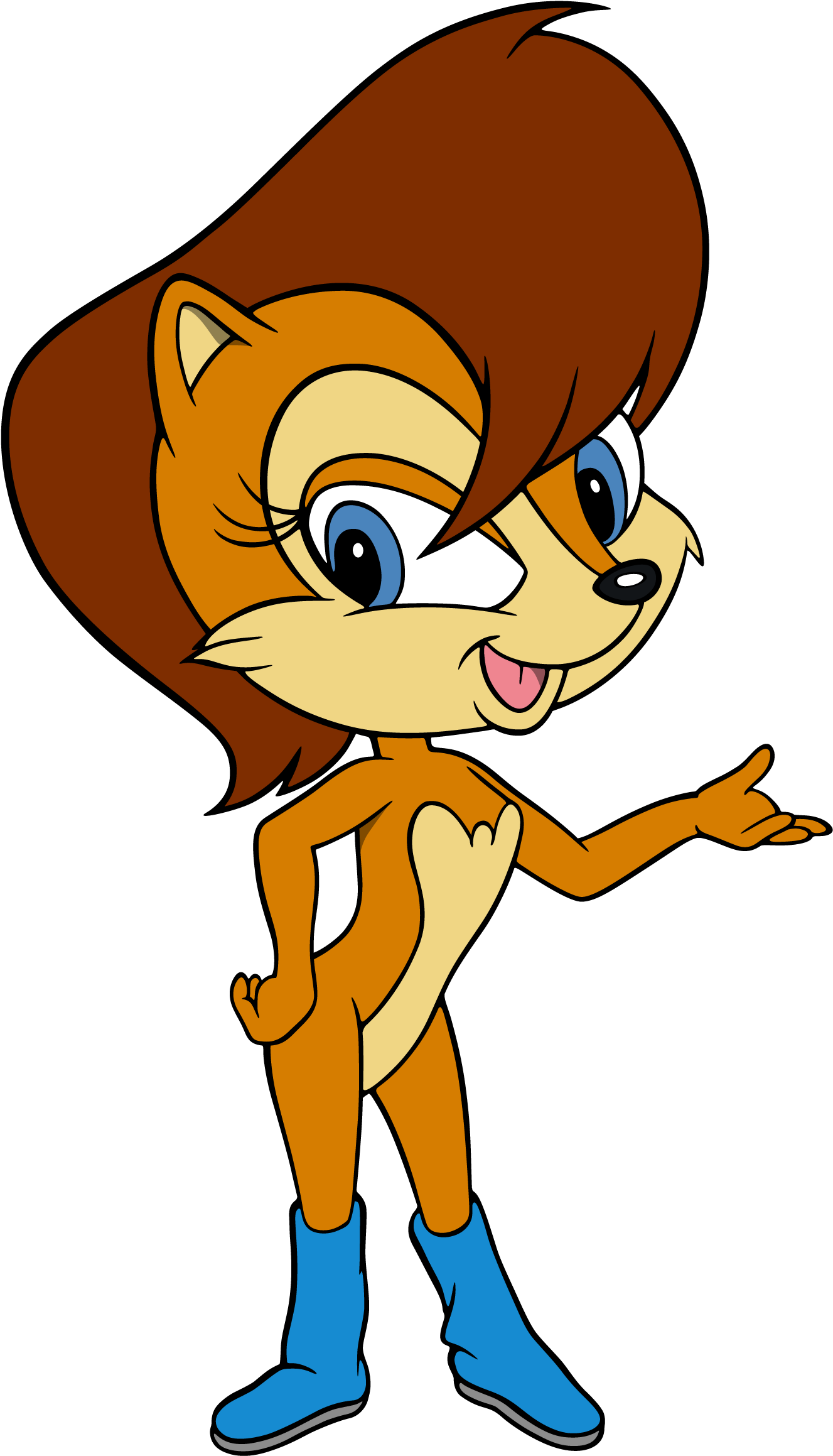 Classic Sally Acorn Clipart - Full Size Clipart (#574690) - PinClipart