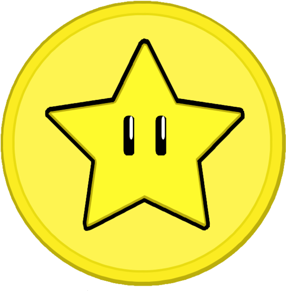 Download Mario Brothers Coin Svg Files - Super Mario Star Coin Clipart ...