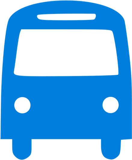 Transportation - Blue Bus Icon Png Clipart - Full Size Clipart (#577086 ...