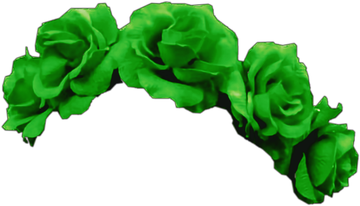 Green Flower Crown Png Green Flower Crown Transparent