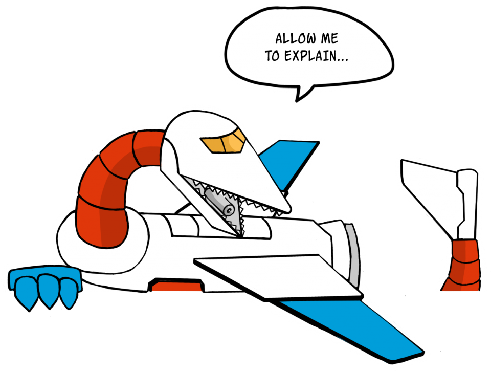 Sky Lynx Says, "allow Me To Explain Clipart - Full Size Clipart ...