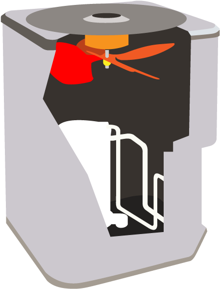 Condenser Fan Motor - Illustration Clipart - Full Size Clipart ...