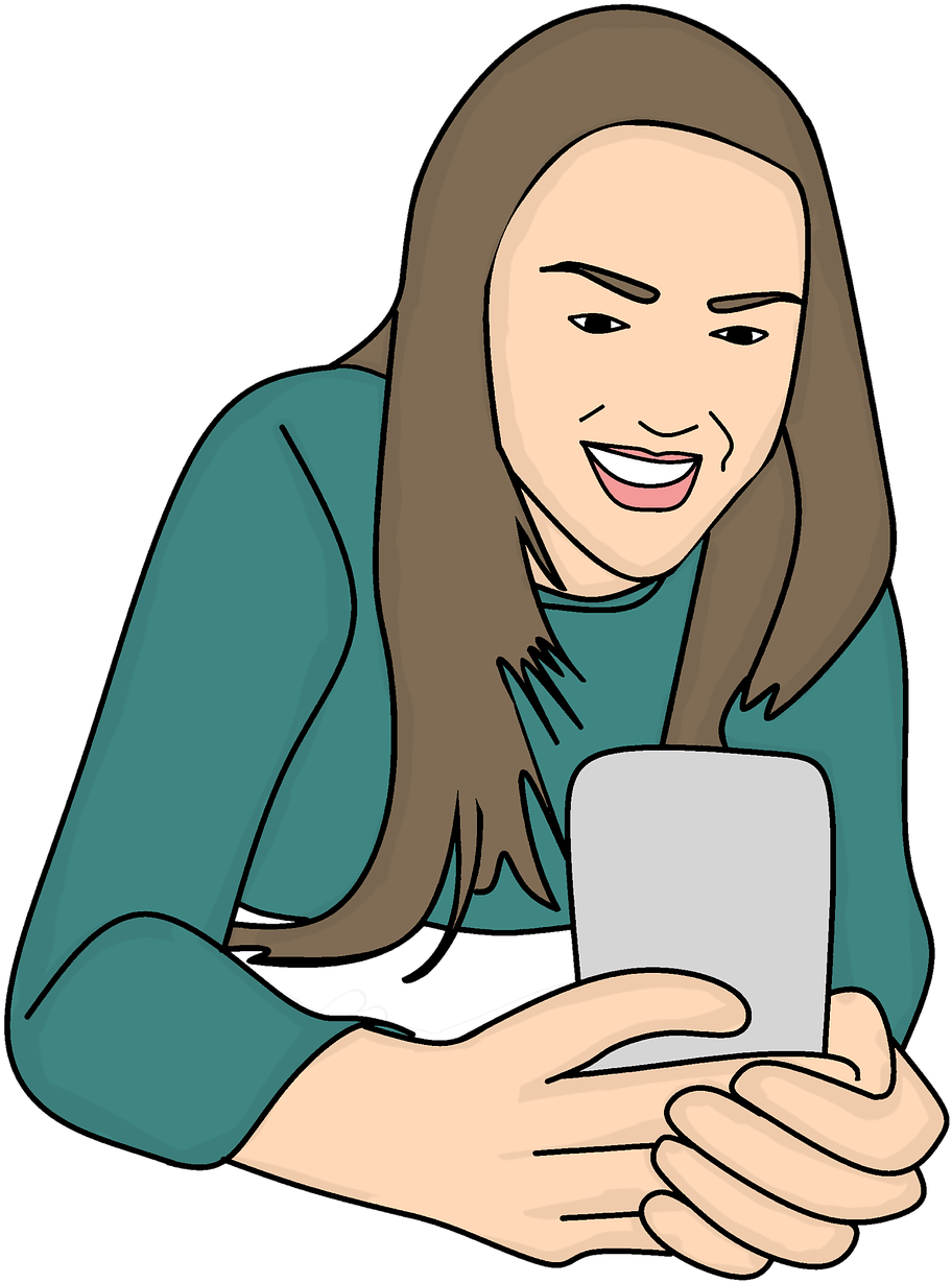 Download Transparent Texting Clipart - Chatting On Phone Png (#5706299 ...