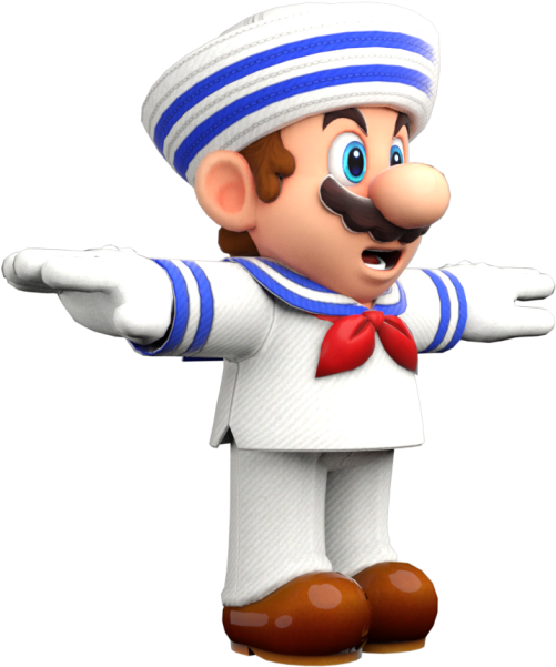 Super Mario Odyssey - Mario T Pose Png Clipart - Full Size Clipart ...