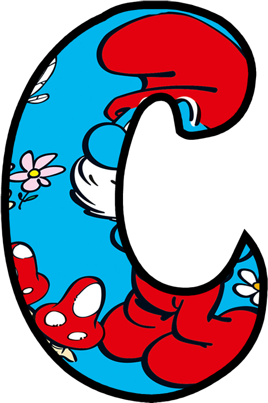 Download Smurf Letters Clipart (#5708401) - PinClipart
