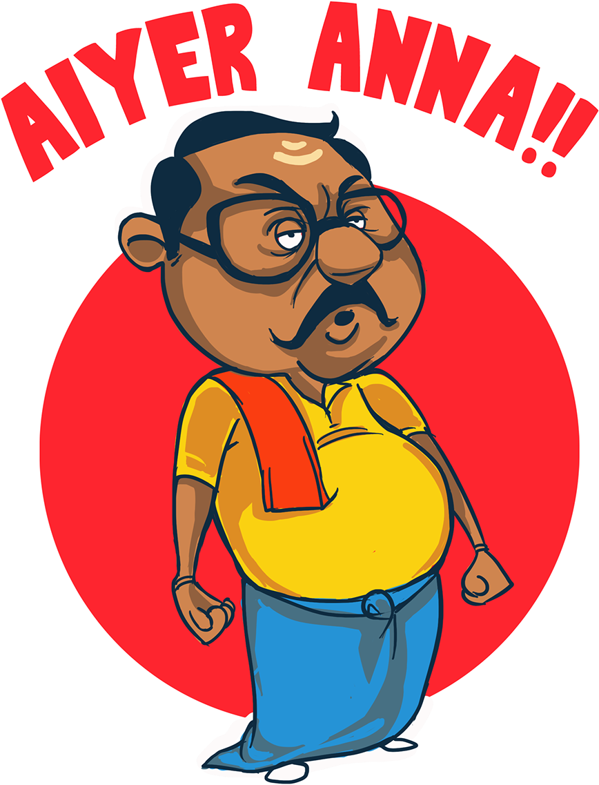 India Clipart South - South Indian Cartoon Characters - Png Download ...