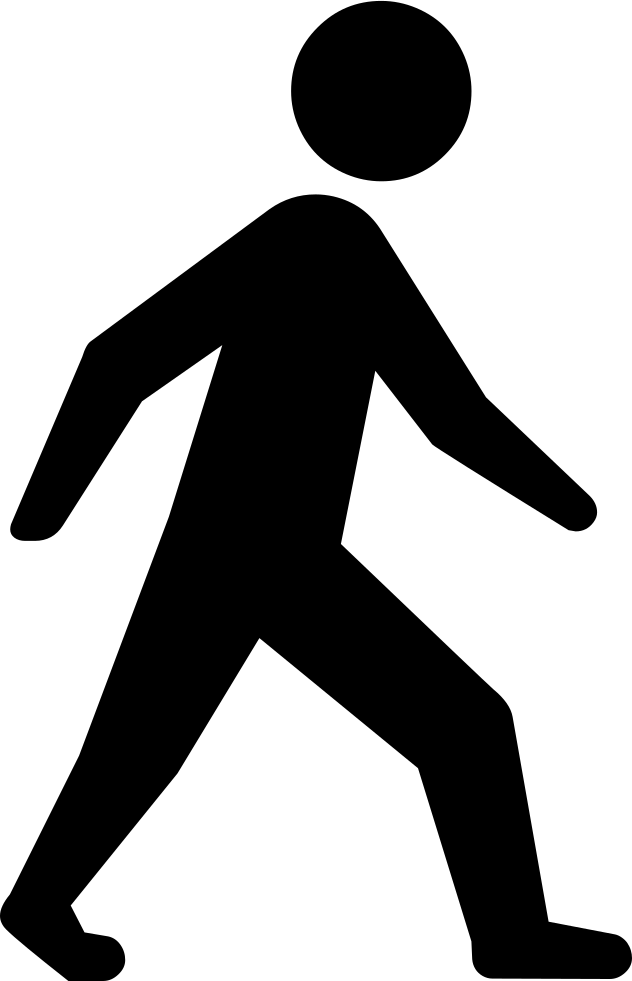 Computer Icons Walking Clip Art - Person Walking Icon Png Transparent ...