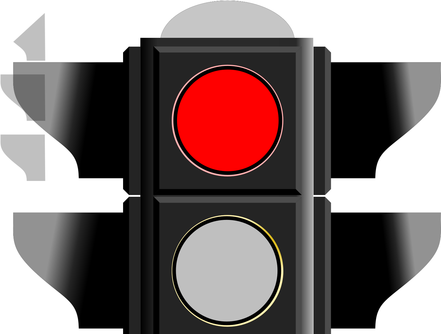 Red Traffic Light Clipart - Full Size Clipart (#5718668) - PinClipart