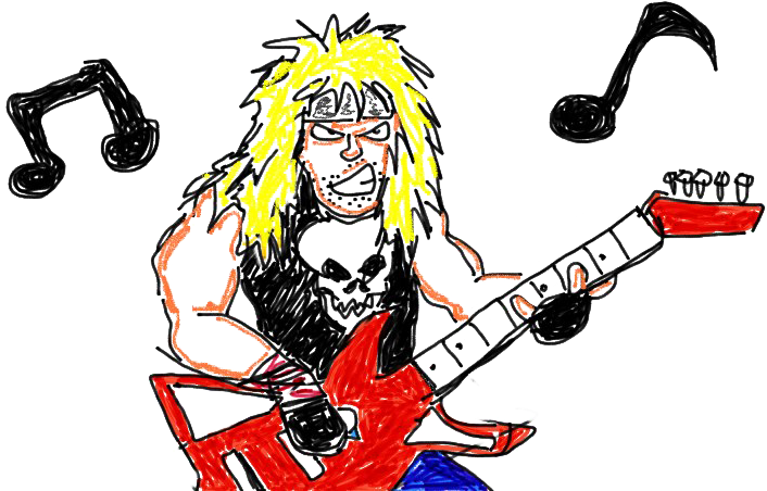 Heavy Metal Png Download Image - Heavy Metal Rocker Cartoon Clipart ...