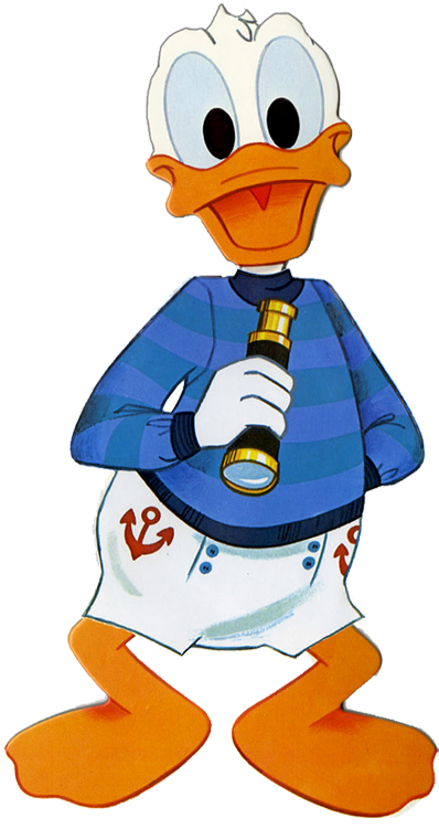 Donald Duck Paper Doll Clipart - Full Size Clipart (#5720145) - PinClipart