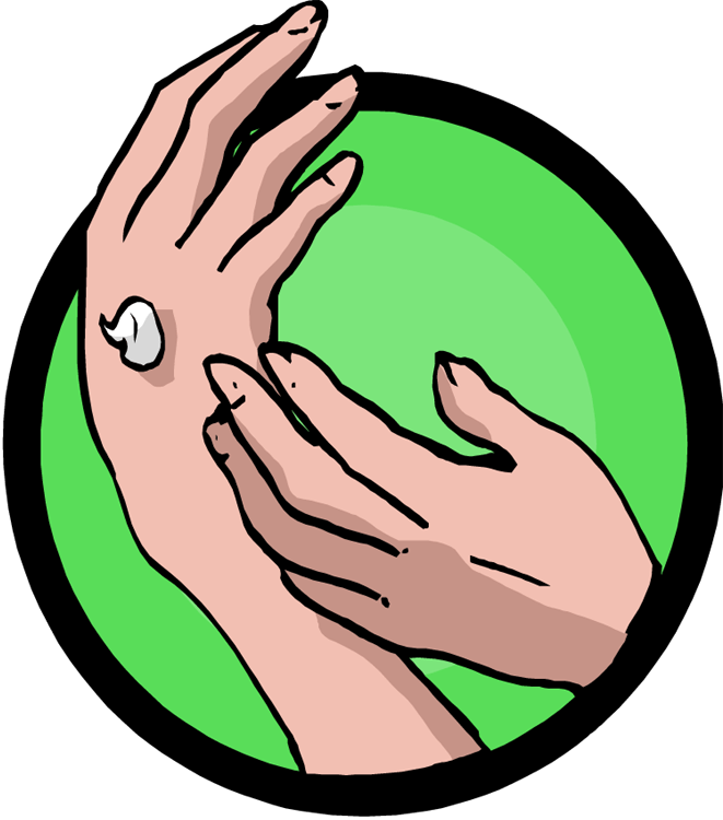 Back Rub Clipart - Hand Massage Clip Art - Png Download - Full Size ...