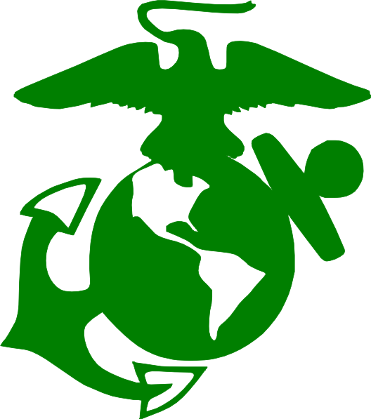 Usmc Ega Green Clip Art - United States Marine Corps Logo Svg - Png ...
