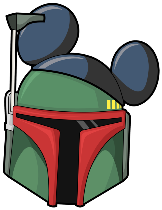 Boba Fett Mickey Mouse Clipart - Full Size Clipart (#5724081) - PinClipart