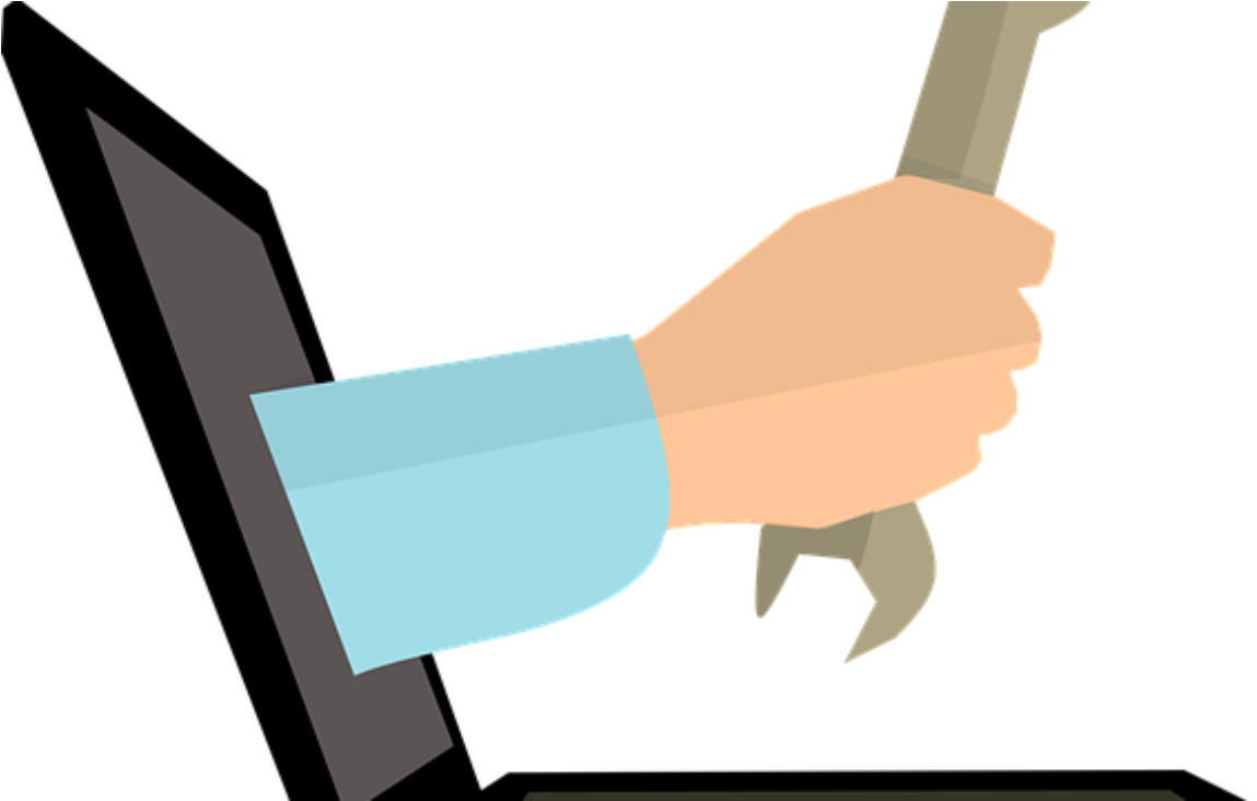 Person Fixing A Computer - Fix It Cartoon Clipart - Full Size Clipart ...