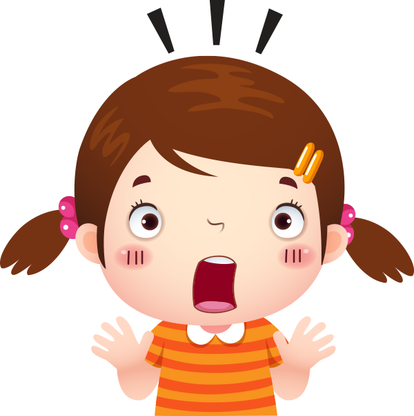 Little-girl - Different Emotions Faces Clipart - Full Size Clipart ...
